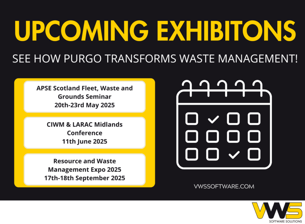 Upcoming Exhibitions for 2025 | VWS Software Solutions